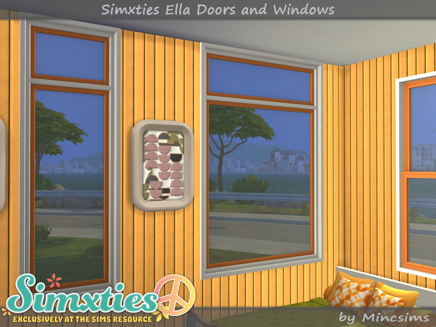 The Sims Resource - Simxties Ella Doors and Windows