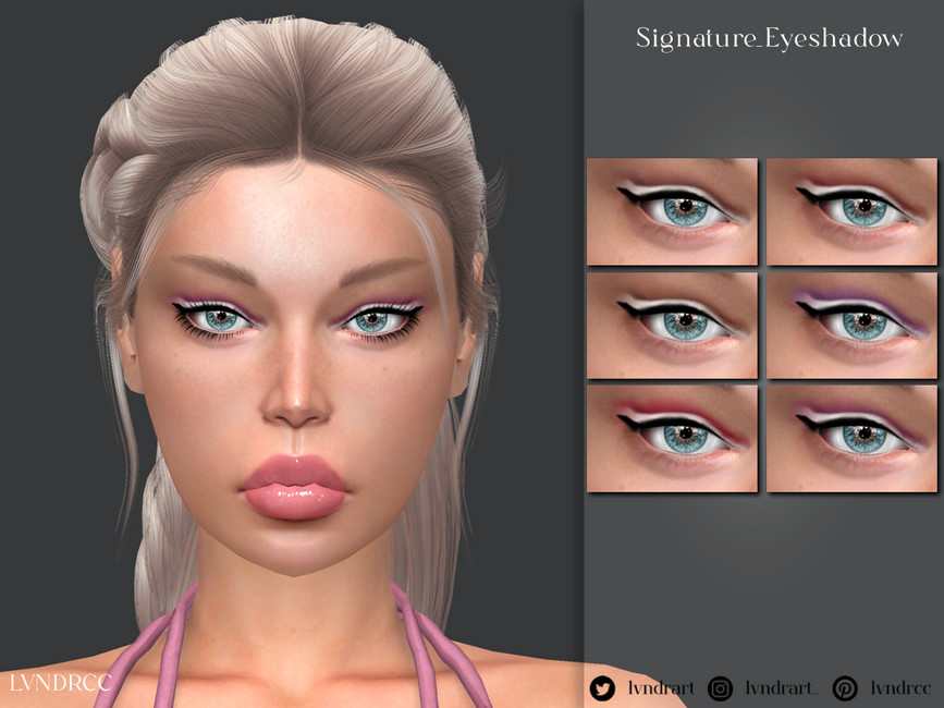 The Sims Resource - Signature Eyeshadow