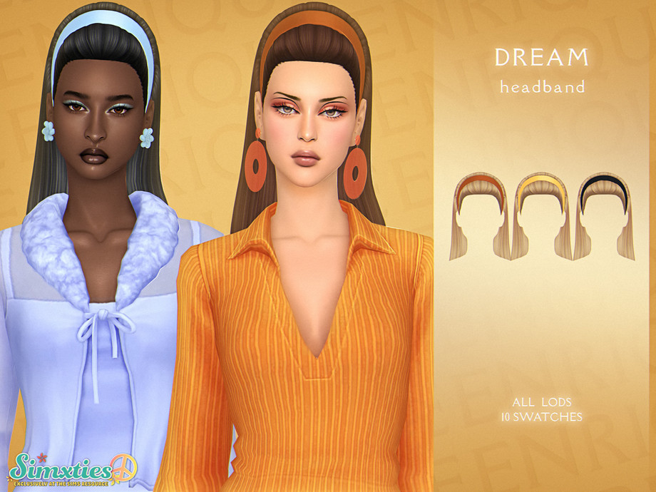 The Sims Resource | [Recolor] Dream Headband - Simxties