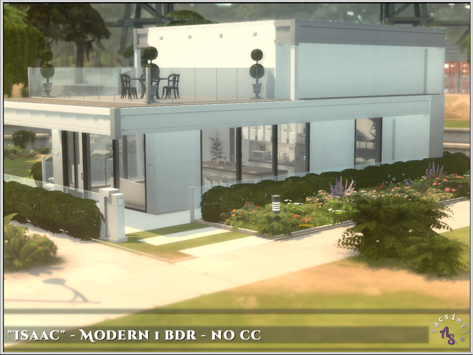 The Sims Resource | "Isaac" - Modern 1 Bedroom (no cc)
