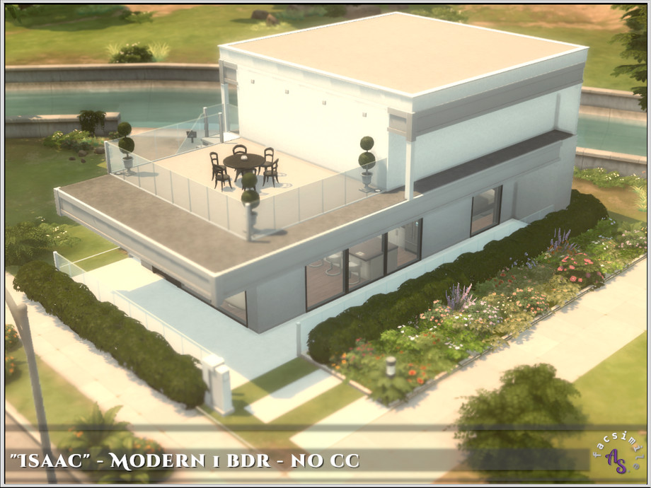 The Sims Resource | "Isaac" - Modern 1 Bedroom (no cc)
