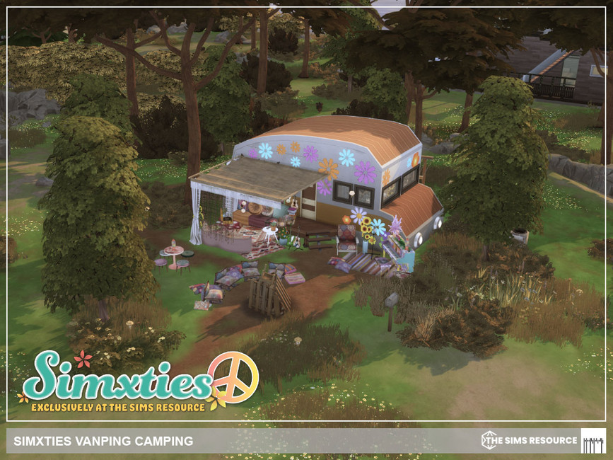 The Sims Resource - Simxties - Vanping Camping CC TSR