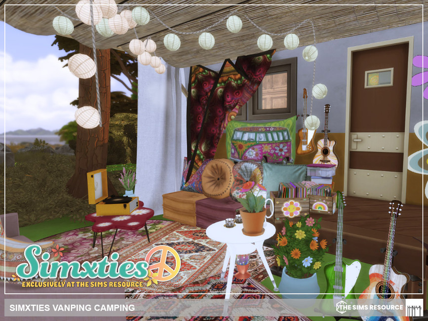 The Sims Resource - Simxties - Vanping Camping CC TSR