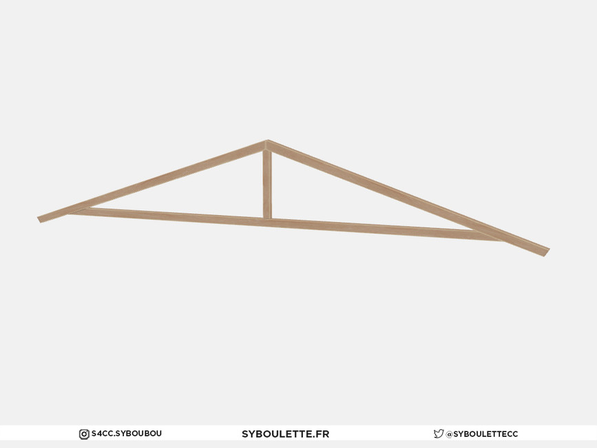 The Sims Resource - In construction - Roof beam 6 tiles
