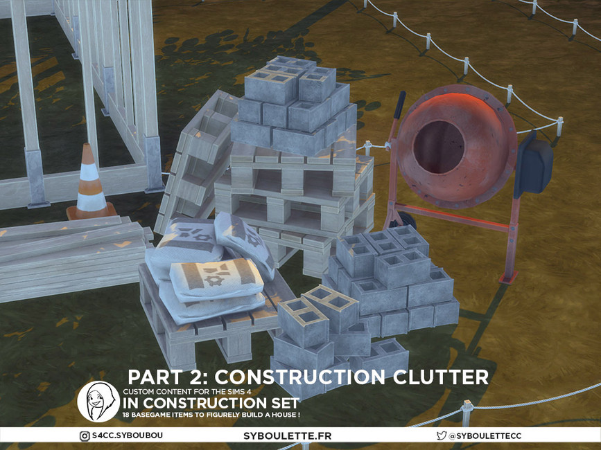 The Sims Resource - Patreon Release - In construction part 2 : Work ...