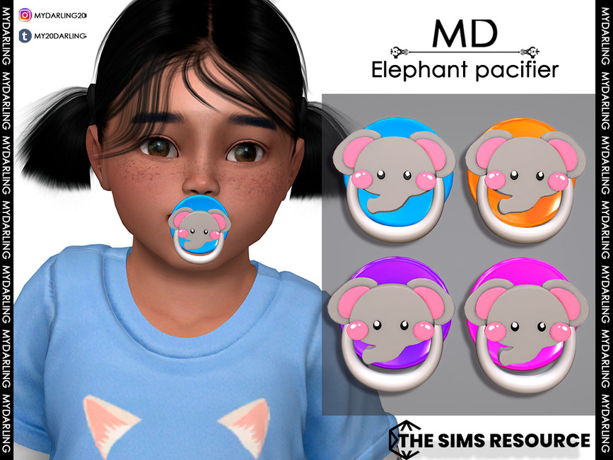 The Sims Resource - Elephant pacifier Toddler