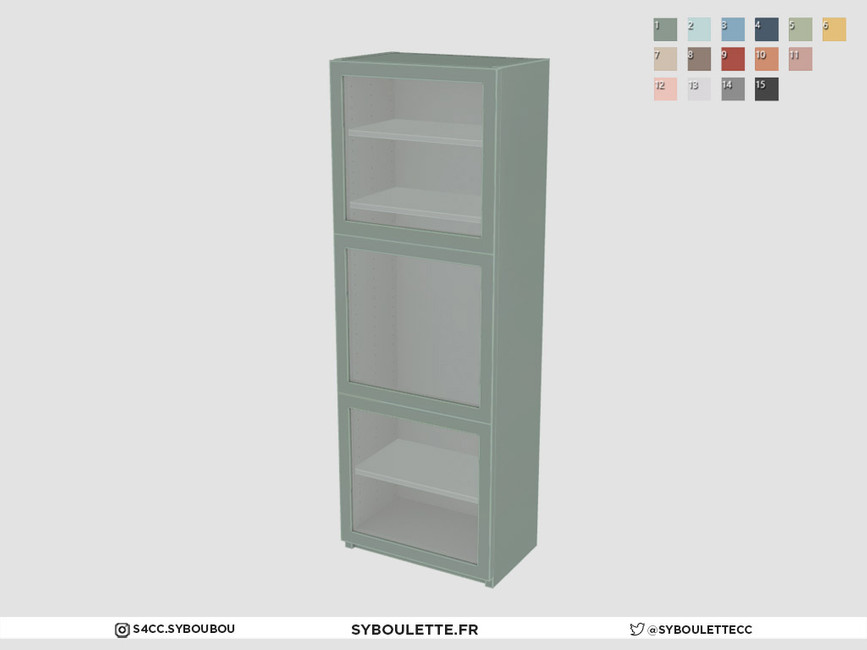 The Sims Resource - Nothing to wear - Closet rack with glass