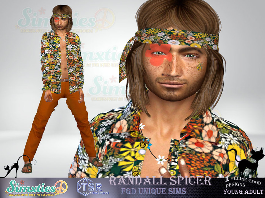 The Sims Resource - Simxties Randall Spicer