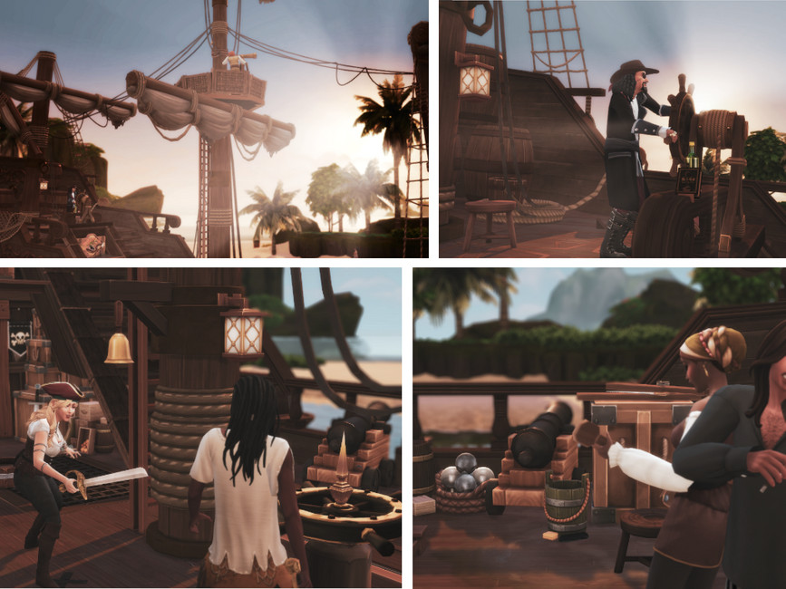 The Sims Resource - Ship 'Sparkling Seahorse'