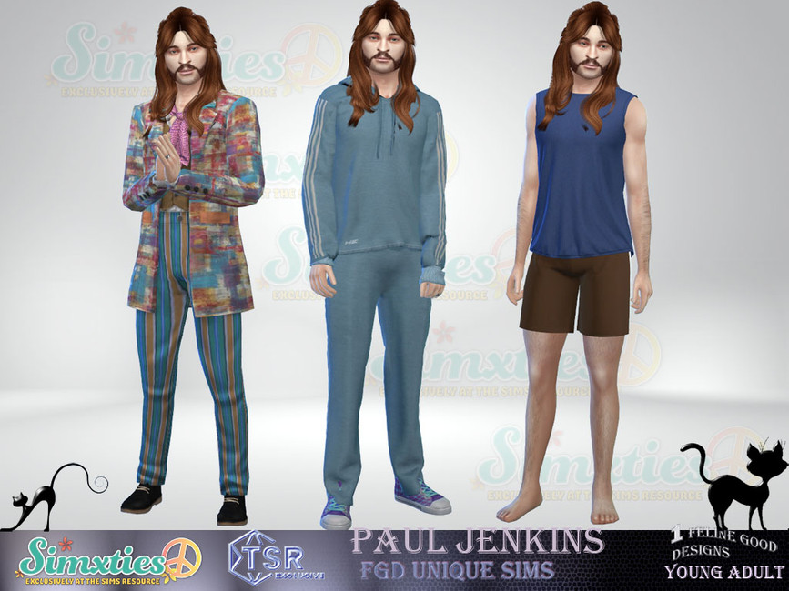 The Sims Resource - Simxties Paul Jenkins