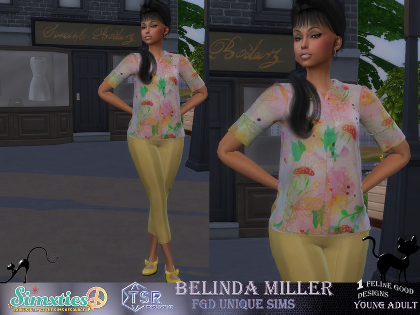 The Sims Resource - Simxties Belinda Miller