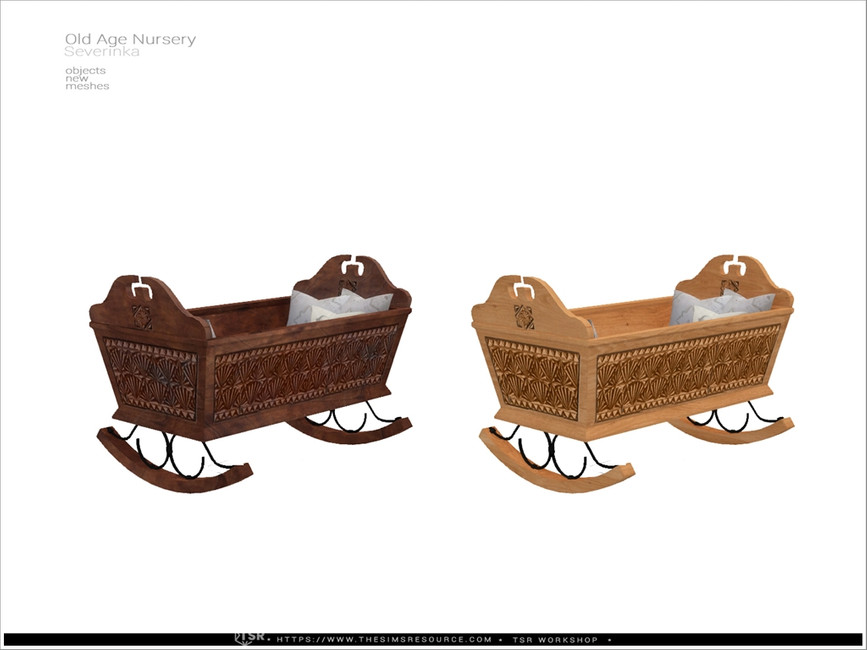 The Sims Resource - Old Age Nursery - infant crib