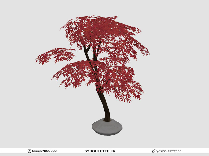 The Sims Resource - Natsukashii - Japanese maple tree
