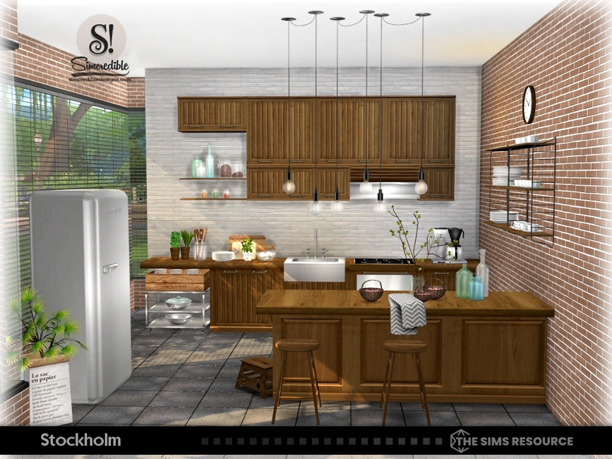 The Sims Resource - Stockholm Kitchen [Web transfer]