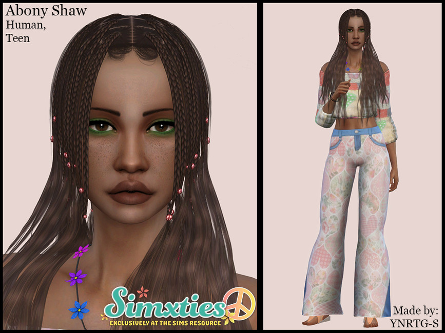 The Sims Resource - Simxties - Abony Shaw