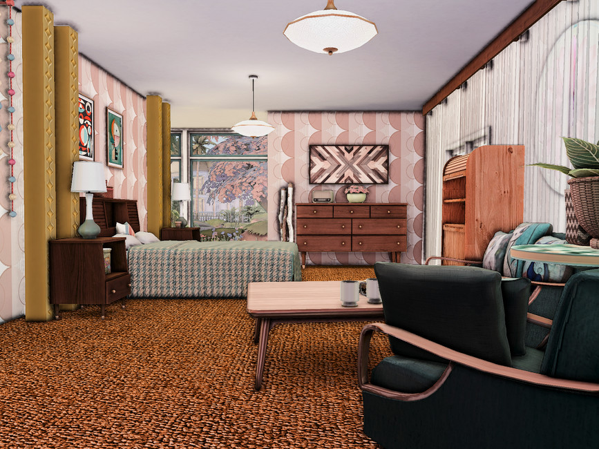 The Sims Resource - Simxties - Retroasis | CC only TSR