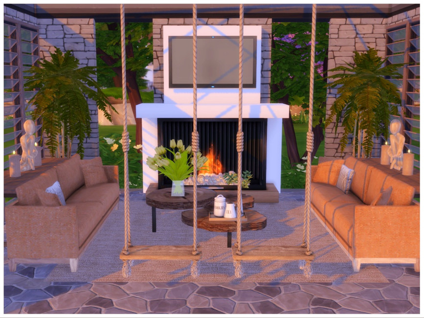 The Sims Resource - Orange Patio
