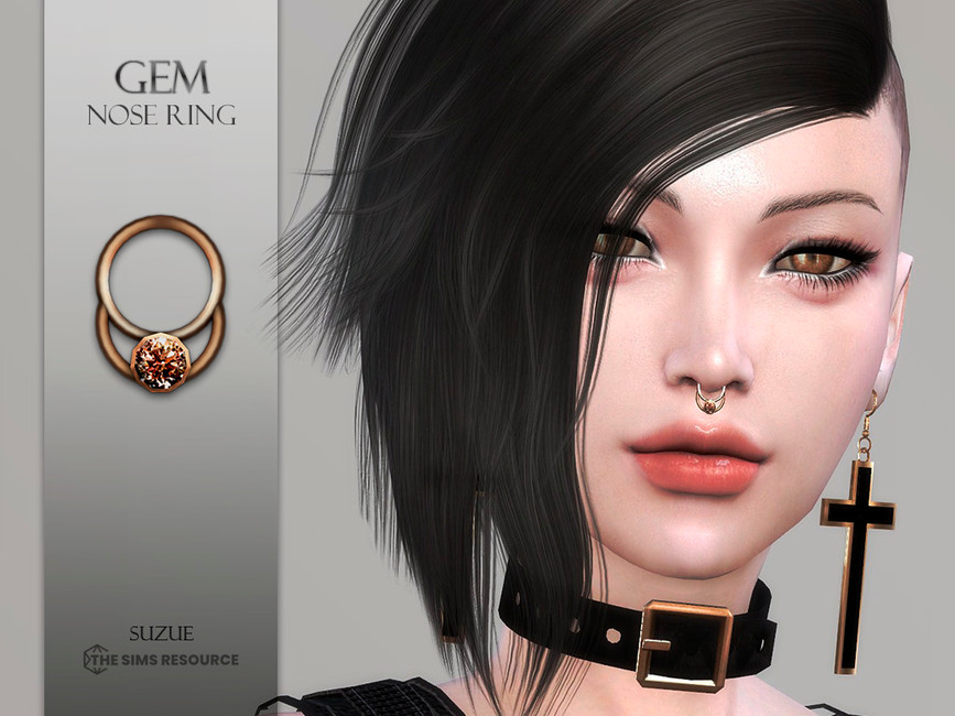 The Sims Resource - Gem Nose Ring
