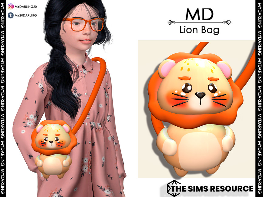 The Sims Resource - lion bag Child