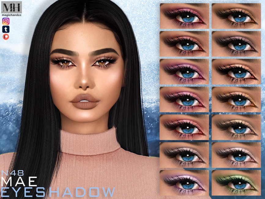 The Sims Resource - Mae Eyeshadow N48