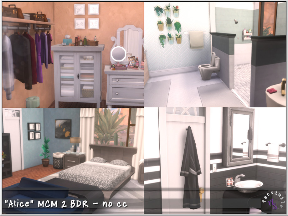 The Sims Resource | "Alice" - MCM 2 BDR (no cc)