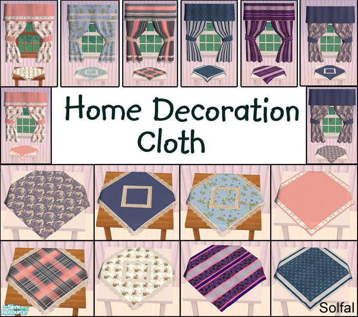 The Sims Resource - Home Decoration Cloth