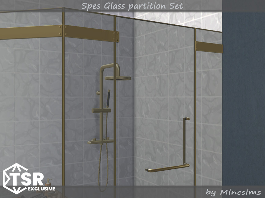The Sims Resource - Spes Glass Partition Set