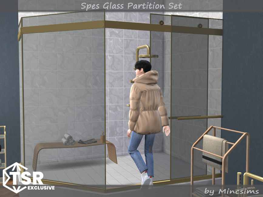 The Sims Resource - Spes Glass Partition Set