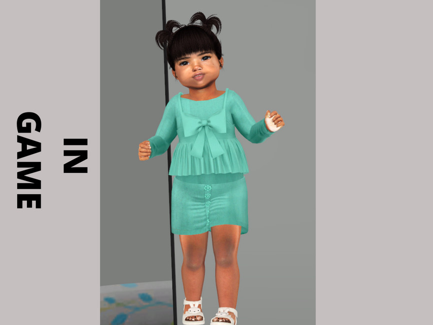 The Sims Resource - Neheri Skirt (Toddler)
