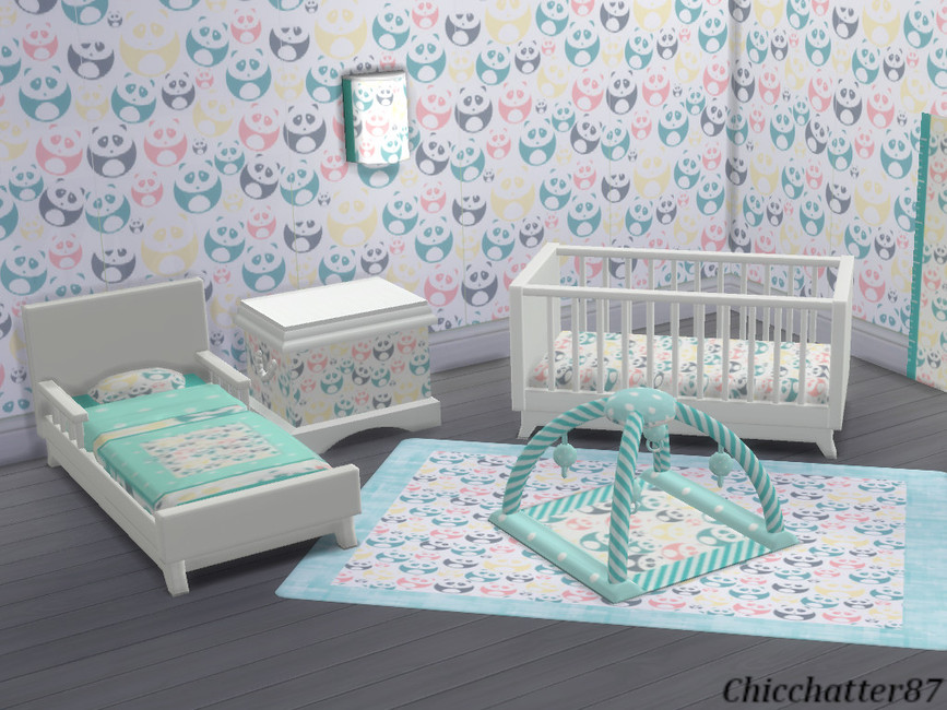 The Sims Resource - Baby Panda Nursery Set