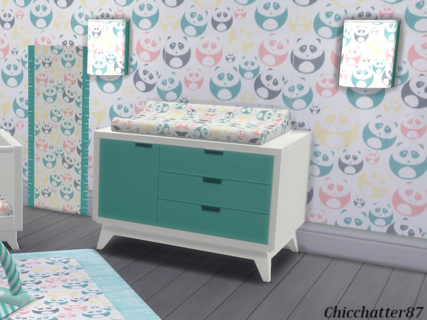 The Sims Resource - Baby Panda Nursery Set
