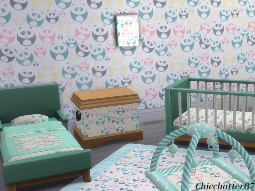 The Sims Resource - Baby Panda Nursery Set
