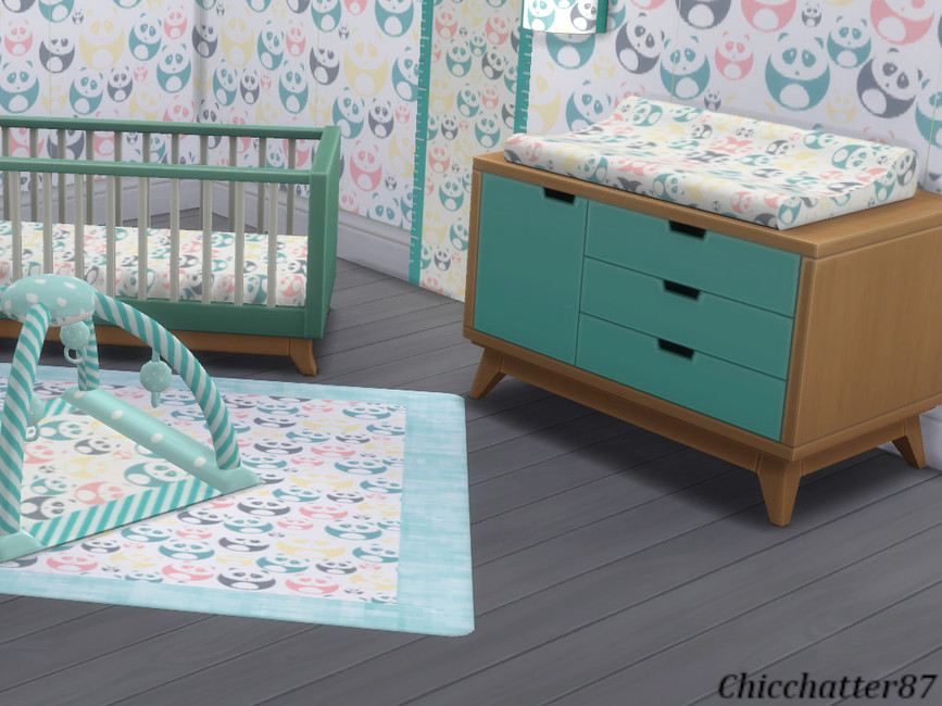 The Sims Resource - Baby Panda Nursery Set