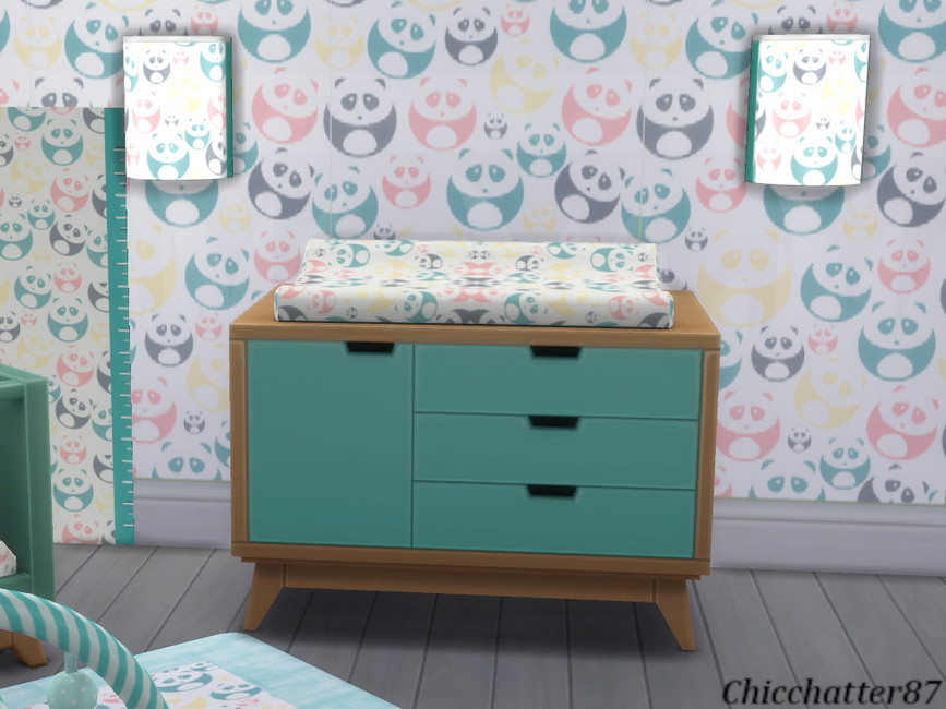 The Sims Resource - Baby Panda Nursery Set