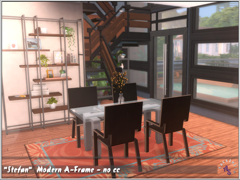 The Sims Resource | "Stefan" - Modern A-frame (no cc)