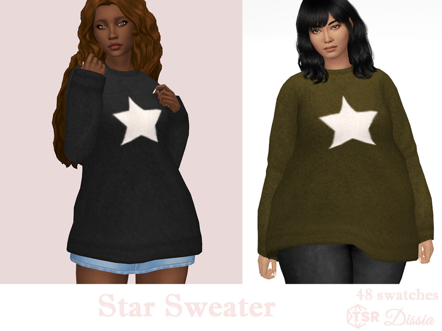 The Sims Resource - Star Sweater