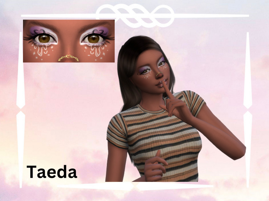 The Sims Resource - Cry Baby Eyeshadow