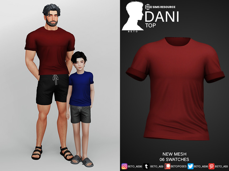 The Sims Resource - Dani (Top)