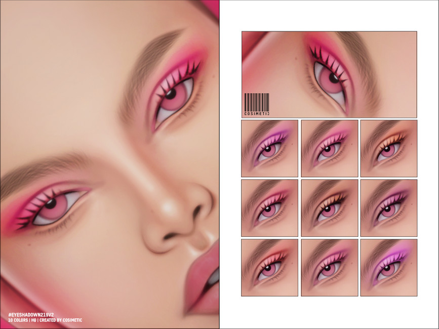 The Sims Resource - Basic Eyeshadow | N219 | V2