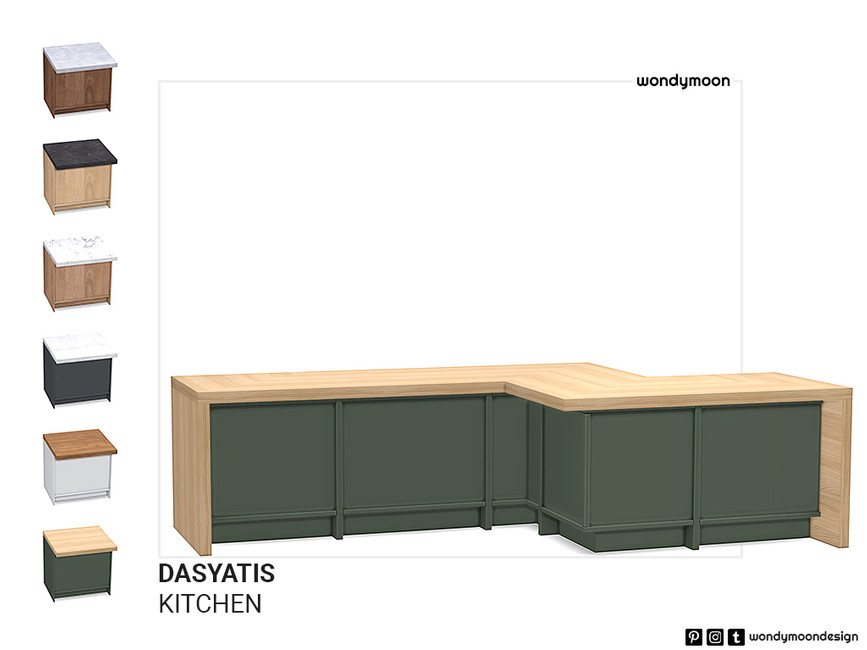 The Sims Resource - Dasyatis Island Counter
