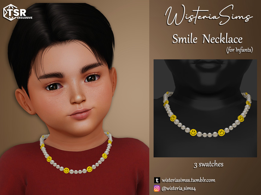 The Sims Resource - Smile Necklace for Infants