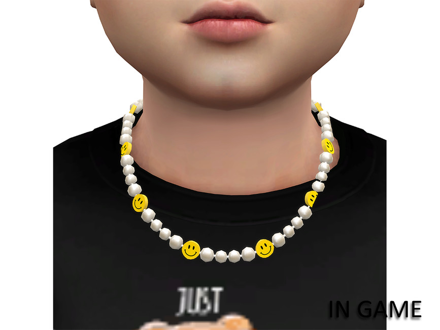 The Sims Resource - Smile Necklace for Toddlers