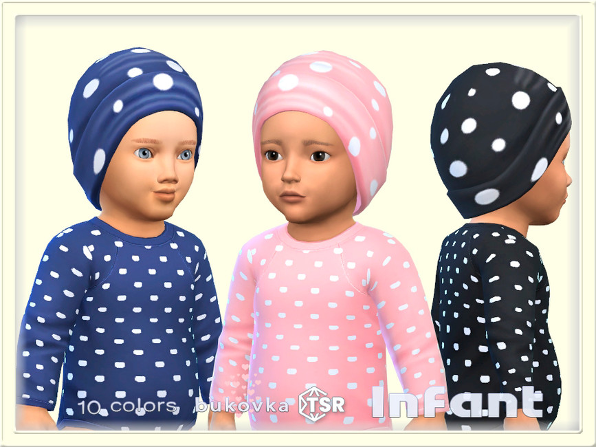 The Sims Resource - Polka dot Hat Infant