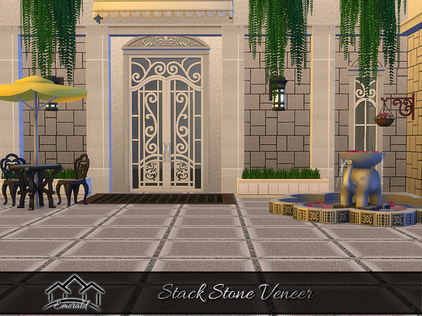 The Sims Resource - StackStoneVeneer_S4