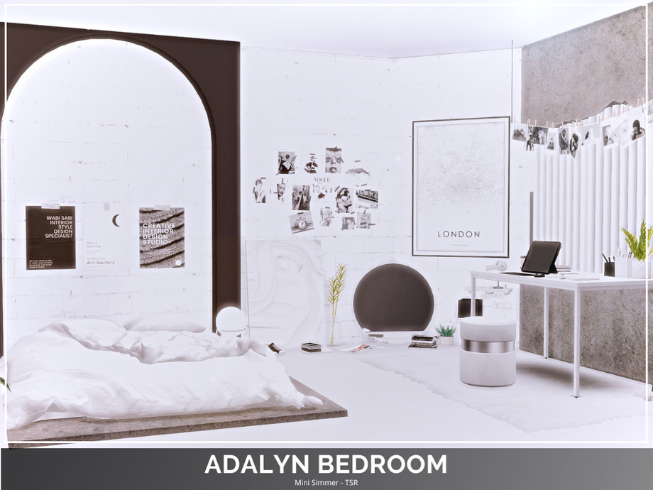 The Sims Resource | Adalyn Bedroom - TSR Only CC