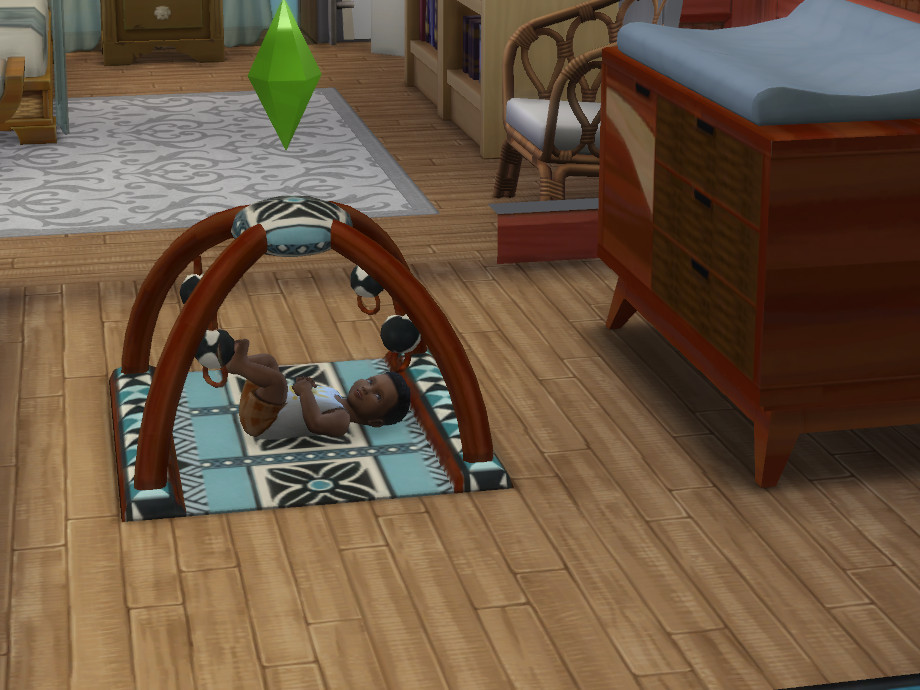 The Sims Resource | Tropical Infant Playmat