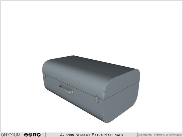 The Sims Resource | Avignon Decor Metal Chest