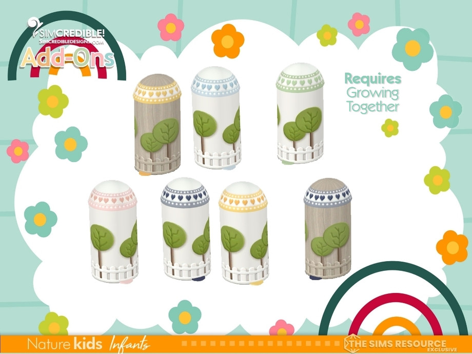 The Sims Resource | Nature Kids Diaper trash can REQUIRES Growing Together