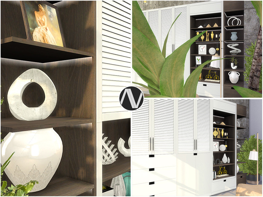 The Sims Resource - Joliet Modular Storage Cabinets