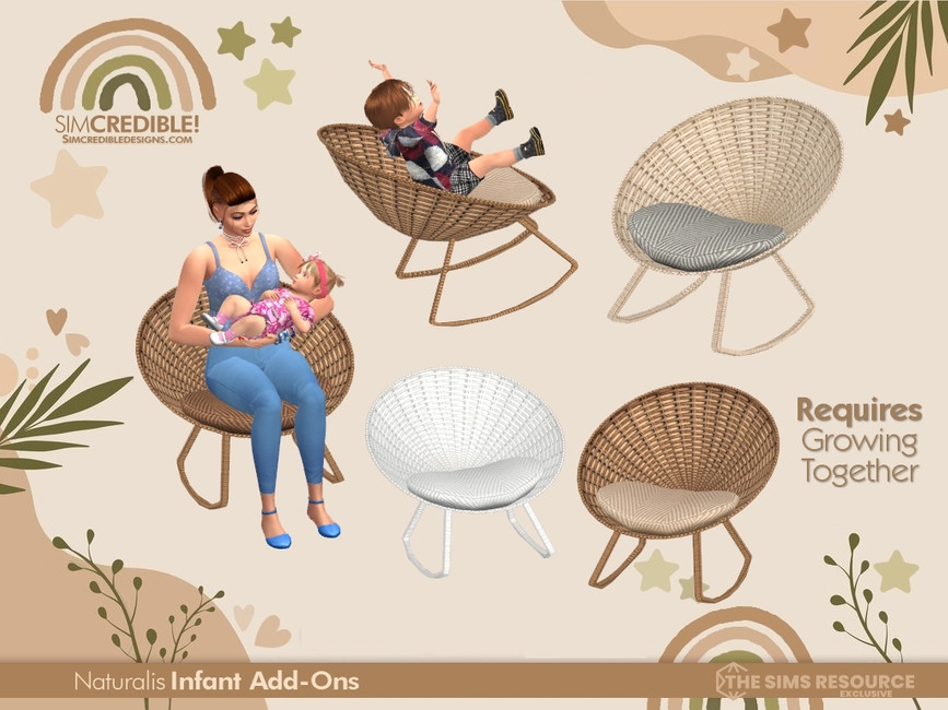 The Sims Resource - Naturalis Wicker rocking chair REQUIRES Growing ...